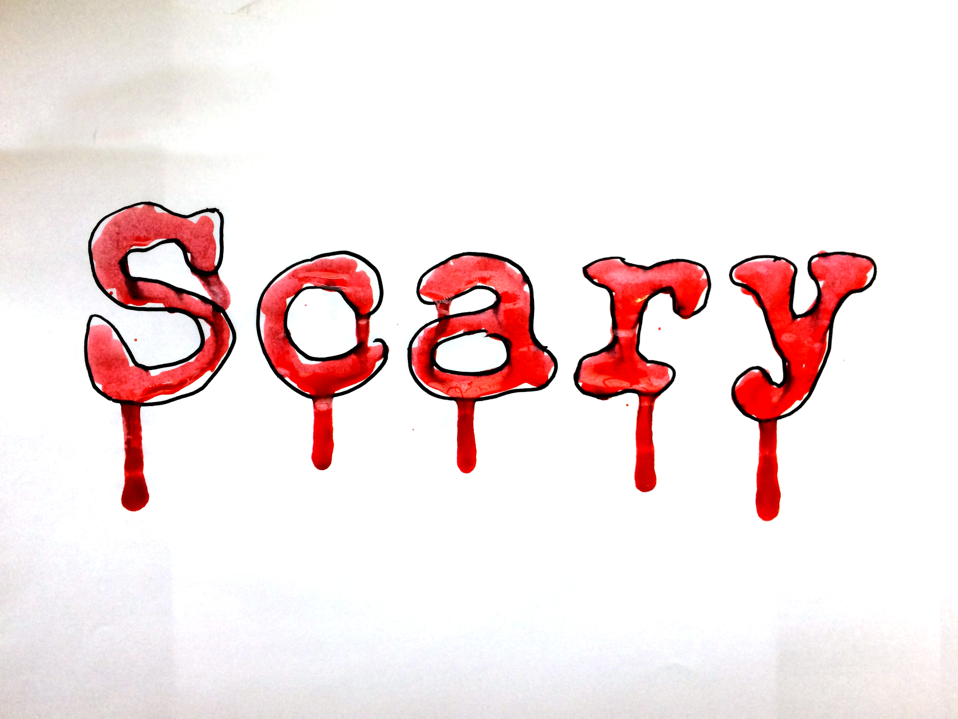 Scary letters & frightening fonts (Draw & learn online) | Type Tasting Blog